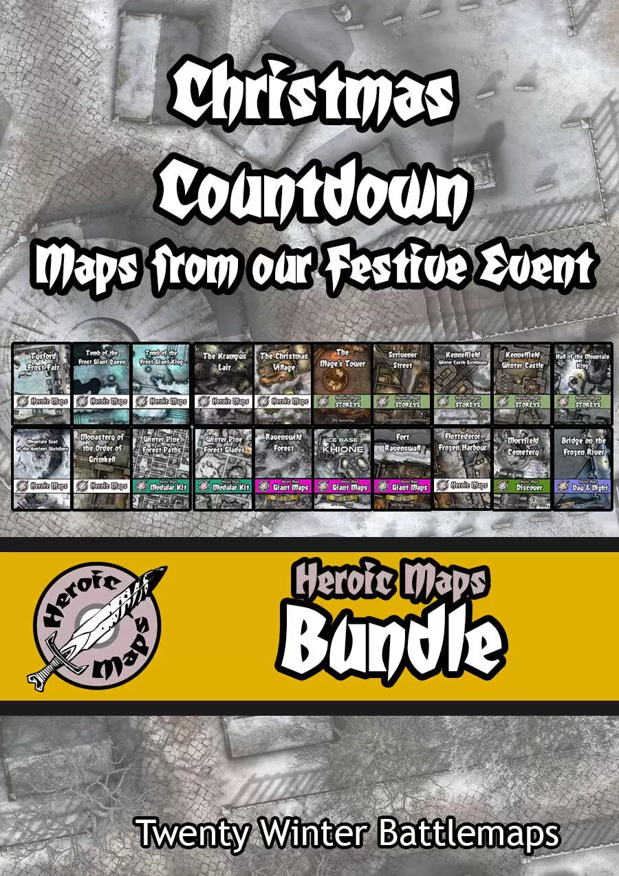 Heroic Maps - Christmas Countdown Maps [BUNDLE] - Heroic Maps ...