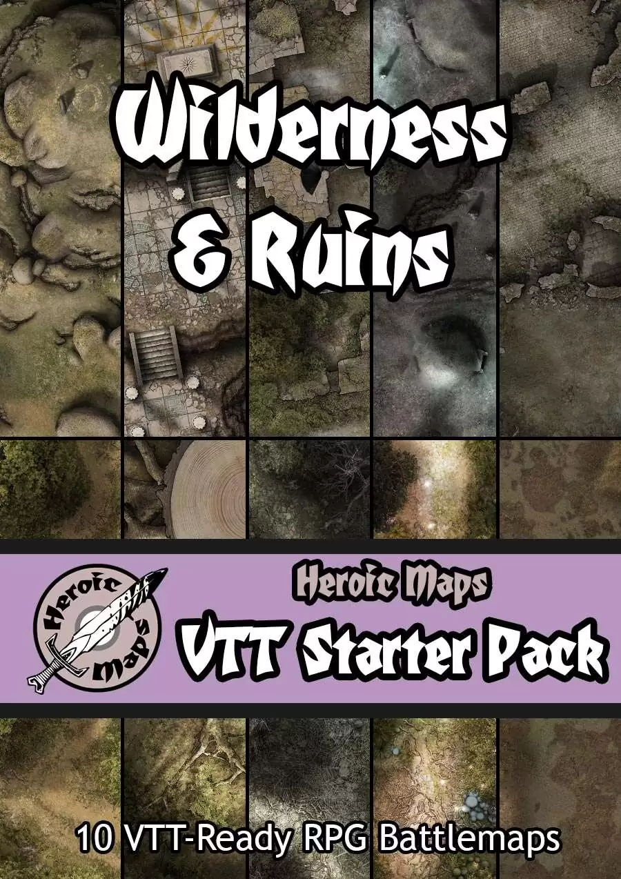 Heroic Maps - VTT Starter Pack: Wilderness & Ruins - Heroic Maps ...