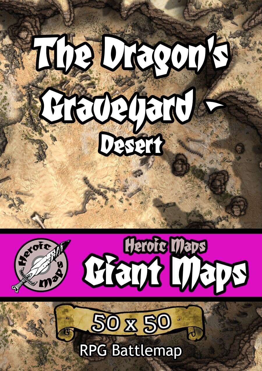 Heroic Maps - Giant Maps: The Dragon's Graveyard - Desert - Heroic Maps ...