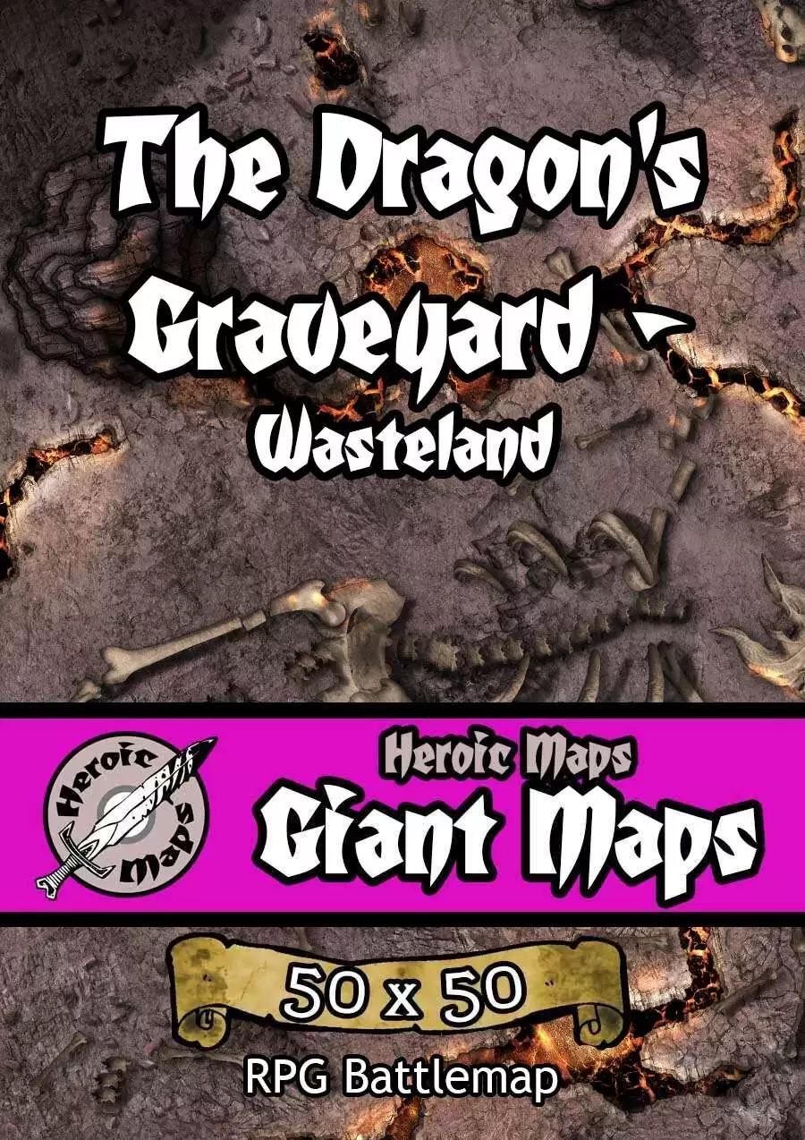 Heroic Maps - Giant Maps: The Dragon's Graveyard - Wasteland - Heroic ...