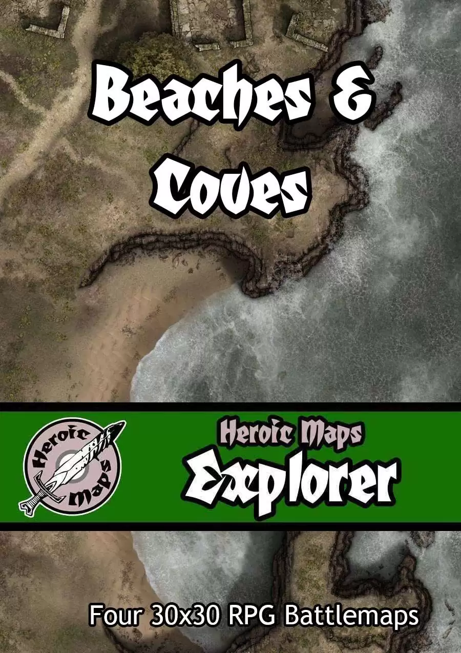 Heroic Maps - Explorer: Beaches & Coves - Heroic Maps | Buildings ...