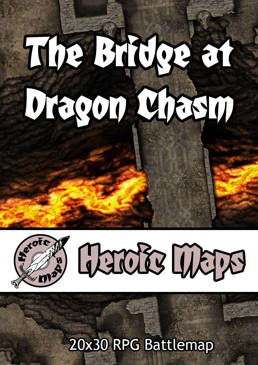 Heroic Maps - The Bridge at Dragon Chasm - Heroic Maps | Caverns ...