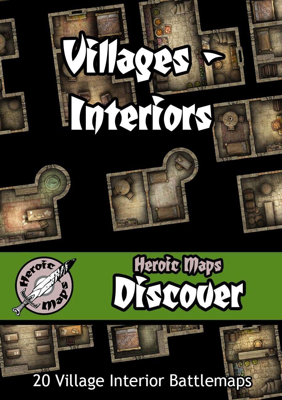 Heroic Maps - Discover: Villages - Interiors - Heroic Maps | Buildings ...