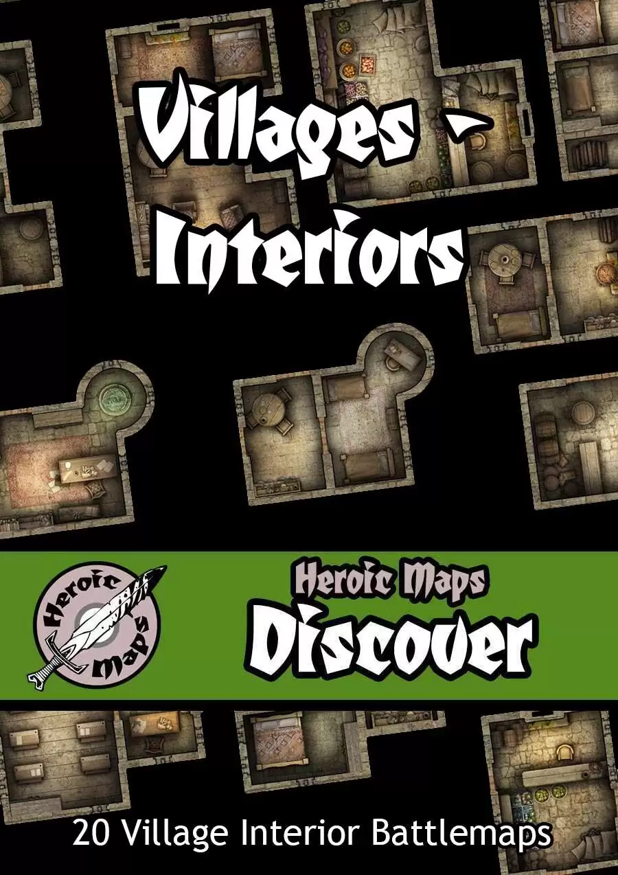 Heroic Maps - Discover: Villages - Interiors - Heroic Maps | Buildings ...