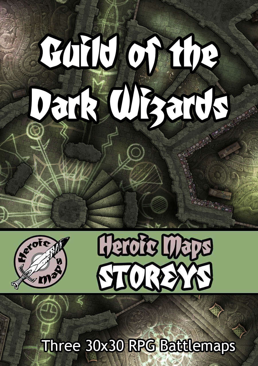 Heroic Maps - Storeys: Guild of the Dark Wizards - Heroic Maps ...