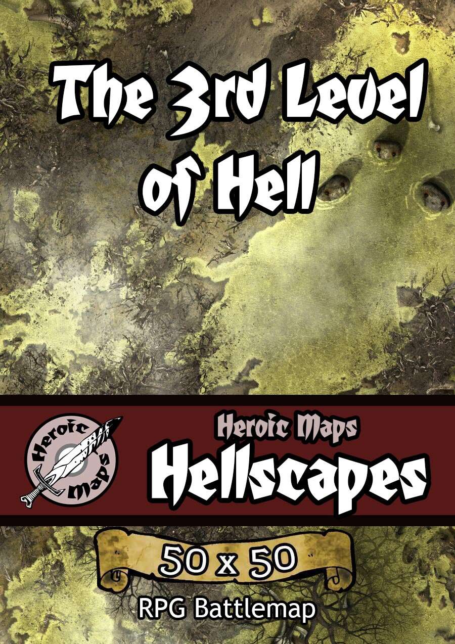 Heroic Maps - Hellscapes: The 3rd Level of Hell - Heroic Maps | Ruins ...