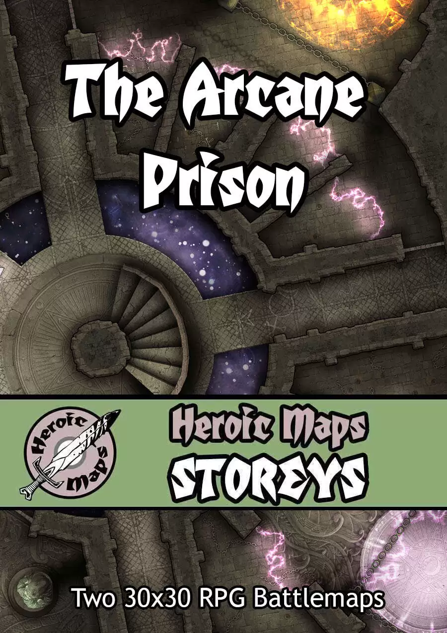 Heroic Maps - Storeys: The Arcane Prison - Heroic Maps | Buildings ...