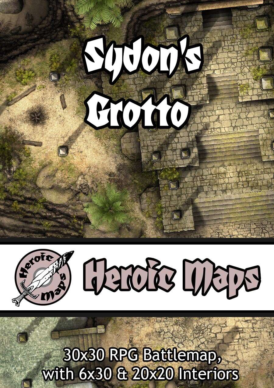 Heroic Maps - Sydon's Grotto - Heroic Maps | Buildings | Dungeons ...