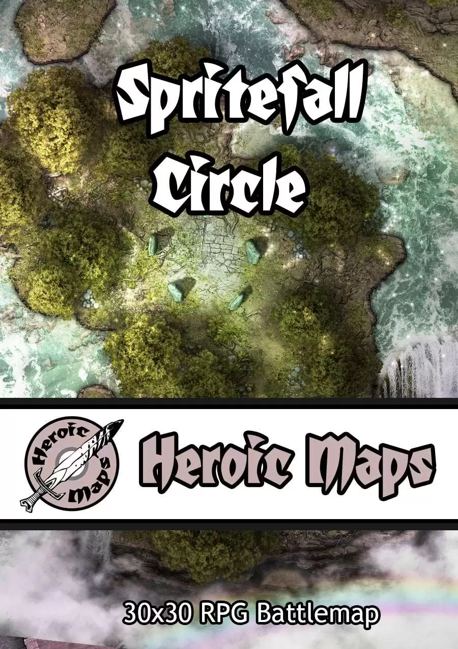 Heroic Maps - Spritefall Circle - Heroic Maps | Caverns & Tunnels ...