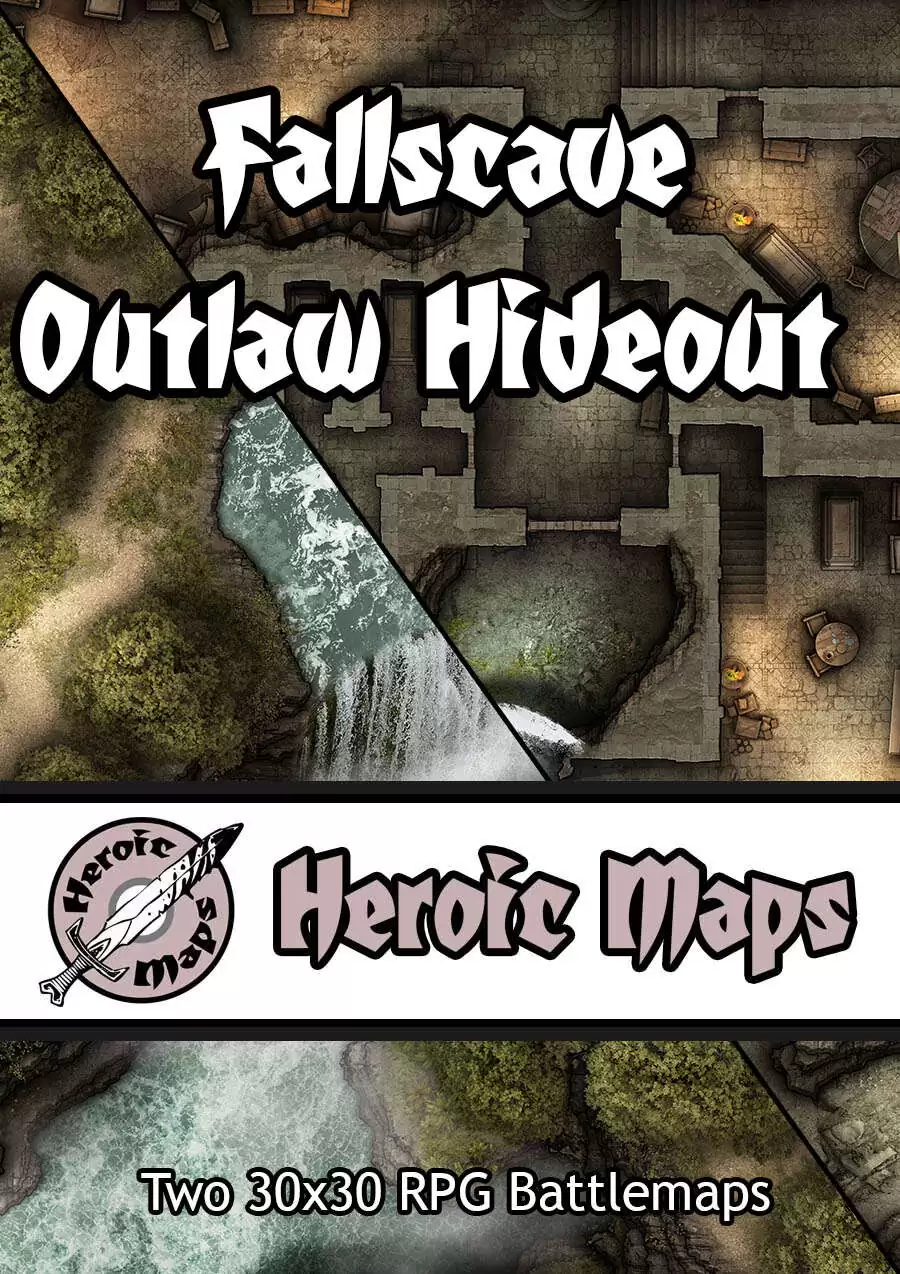 Heroic Maps - Fallscave Outlaw Hideout - Heroic Maps | Buildings ...