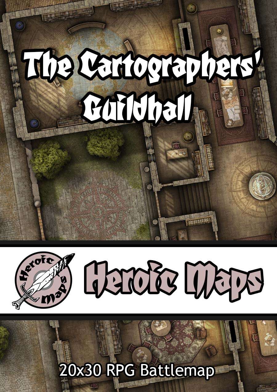 Heroic Maps - The Cartographers' Guildhall - Heroic Maps | Buildings ...