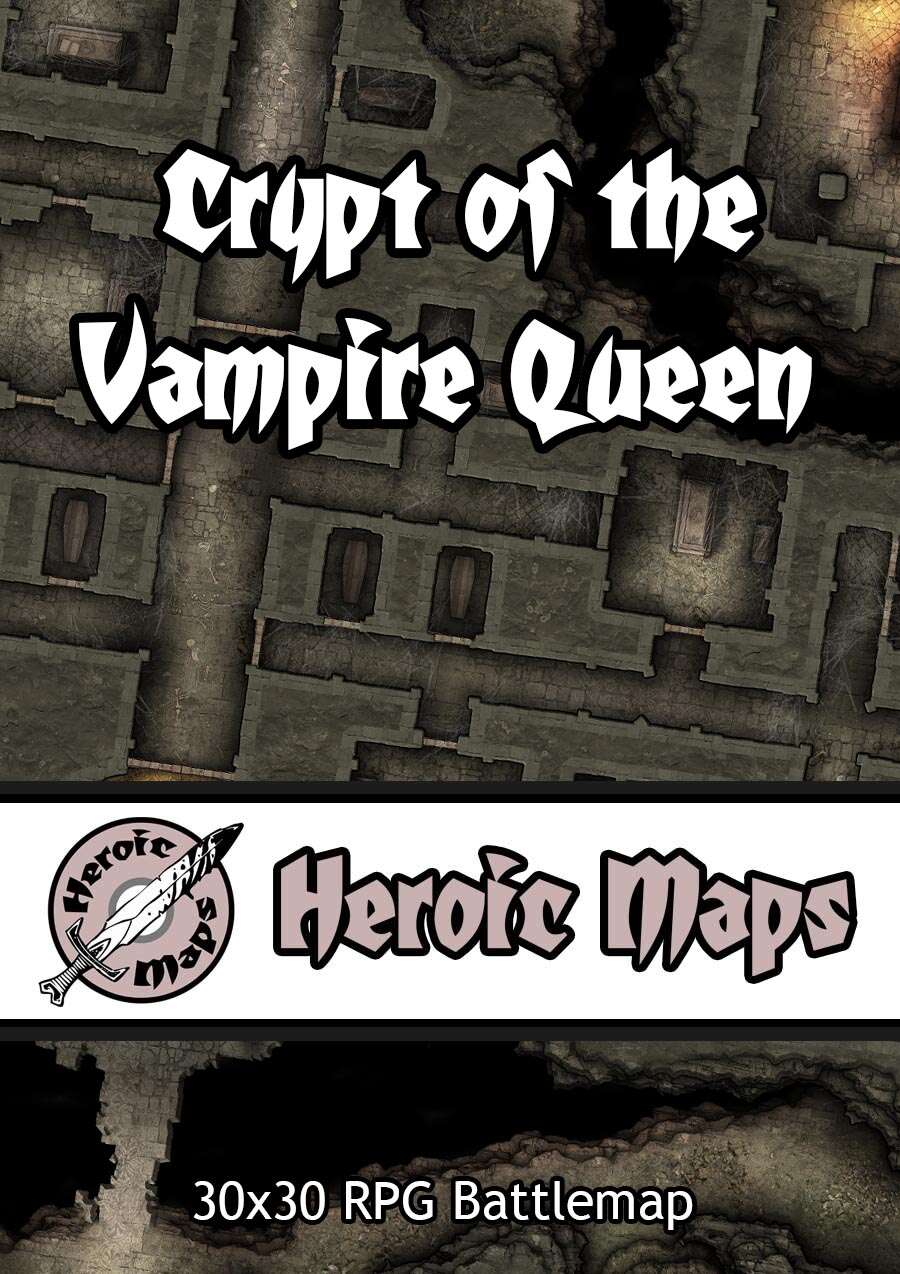 Heroic Maps - Crypt of the Vampire Queen - Heroic Maps | Caverns ...