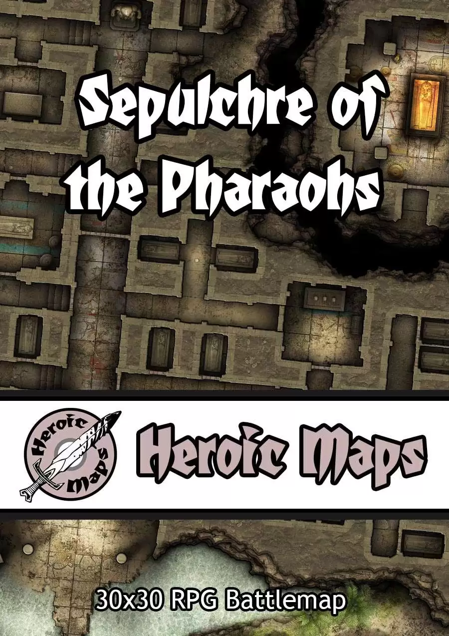 Heroic Maps - Sepulchre of the Pharaohs - Heroic Maps | Caverns ...