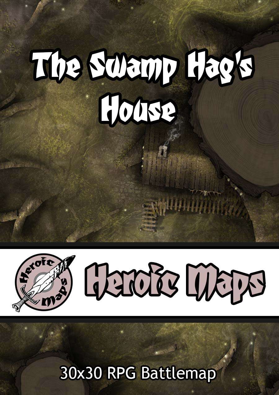 Heroic Maps - The Swamp Hag's House - Heroic Maps | Buildings ...