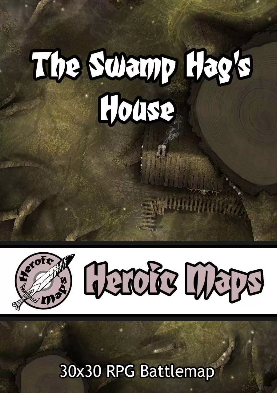 Heroic Maps - The Swamp Hag's House - Heroic Maps | Buildings ...
