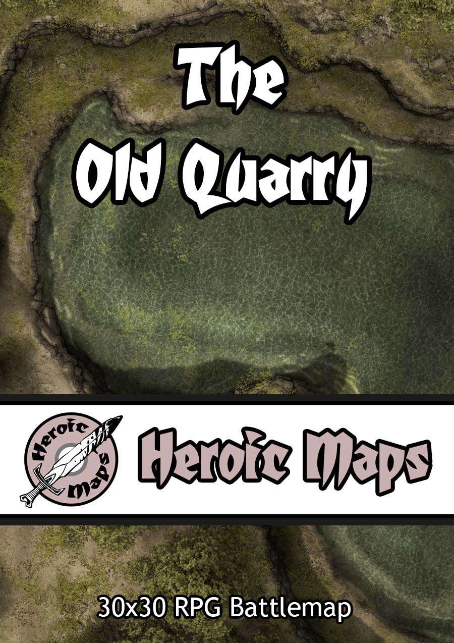Heroic Maps - The Old Quarry - Heroic Maps | Ruins | Roads ...