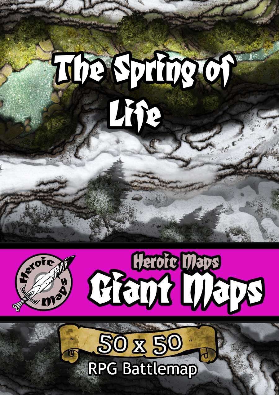 Heroic Maps - Giant Maps: The Spring of Life - Heroic Maps | Wilderness ...