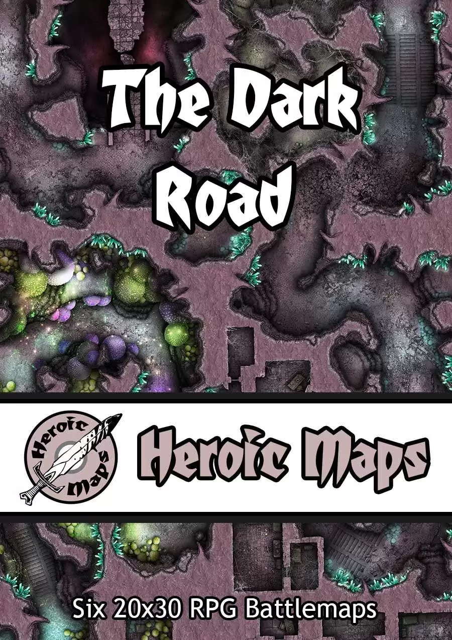 Heroic Maps - The Dark Road - Heroic Maps | Caverns & Tunnels ...