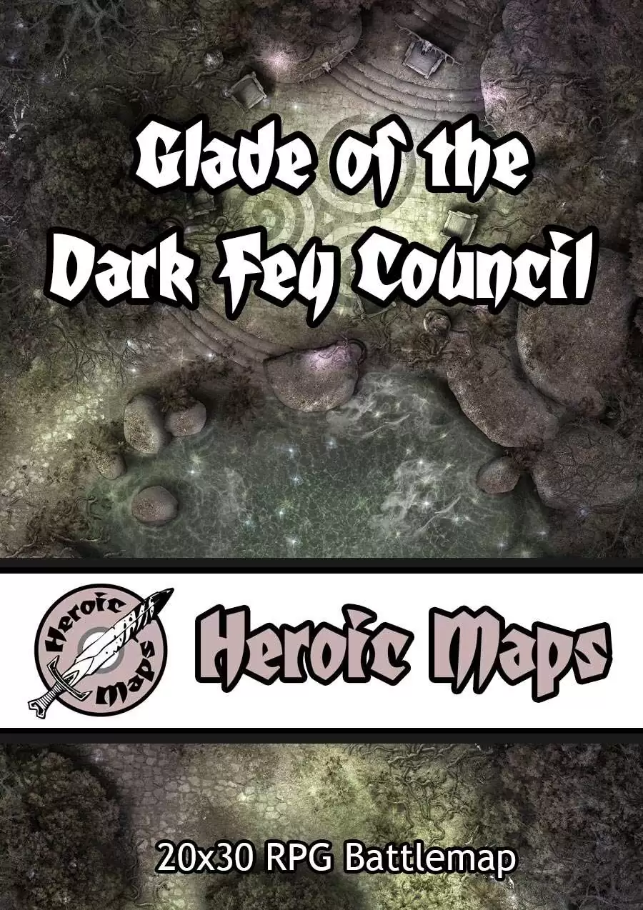 Heroic Maps - Glade of the Dark Fey Council - Heroic Maps | Temples ...