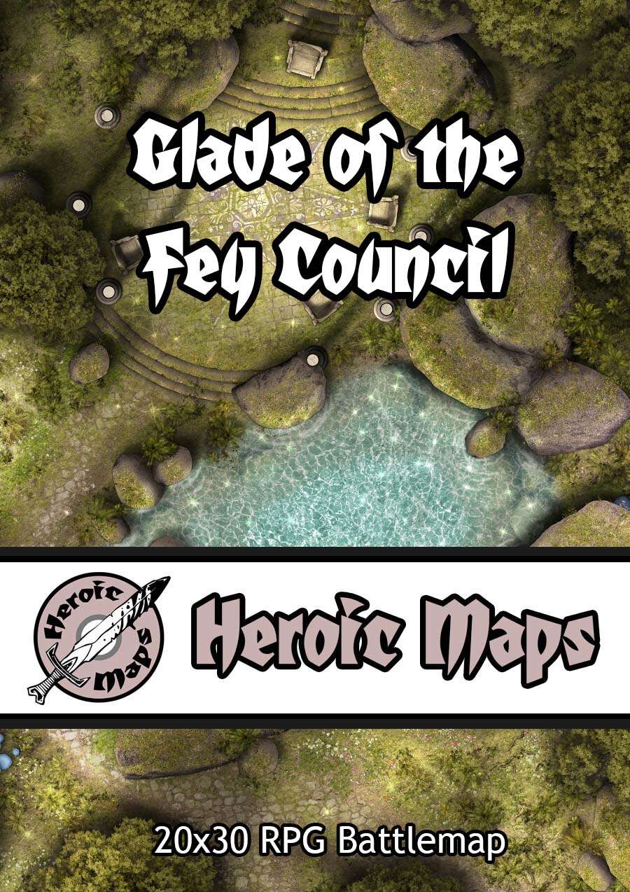 Heroic Maps - Glade of the Fey Council - Heroic Maps | Temples ...