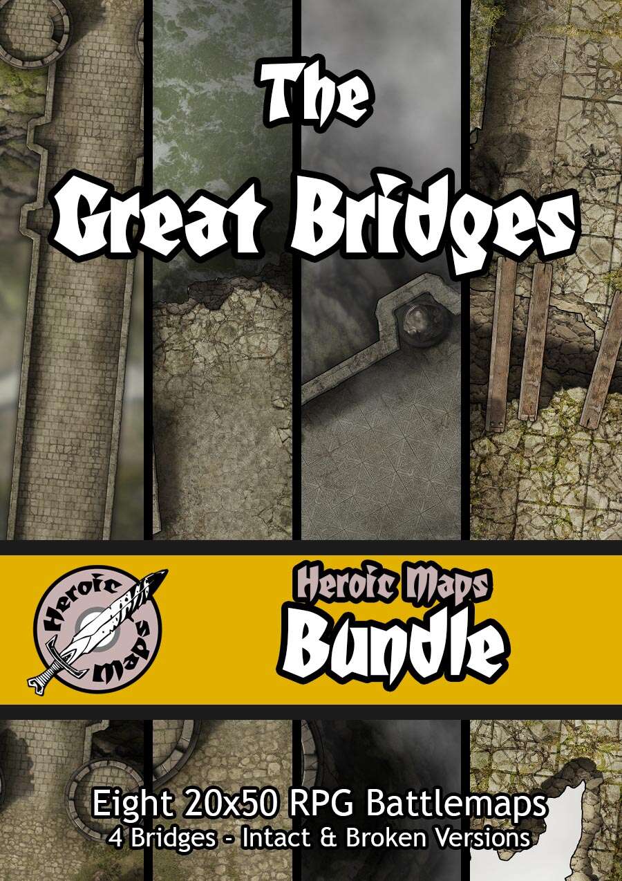 Heroic Maps - The Great Bridges [BUNDLE] - Heroic Maps | Ruins ...