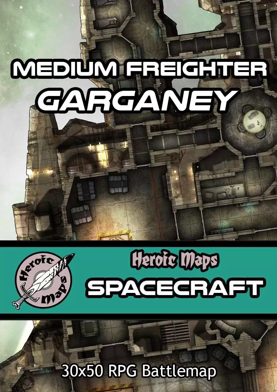Heroic Maps - Spacecraft: Medium Freighter Garganey - Heroic Maps | Sci ...