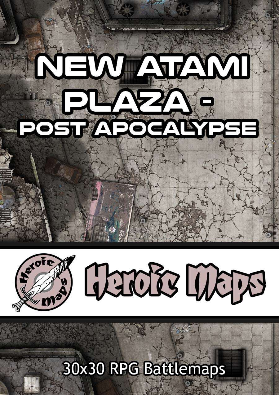Heroic Maps - New Atami Plaza Post Apocalypse - Heroic Maps | Buildings ...