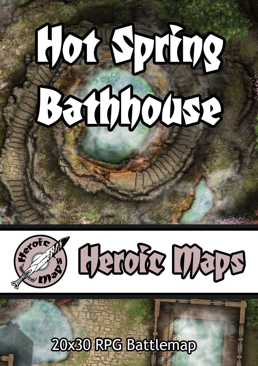 Heroic Maps - Hot Spring Bathhouse - Heroic Maps | Temples & Churches ...