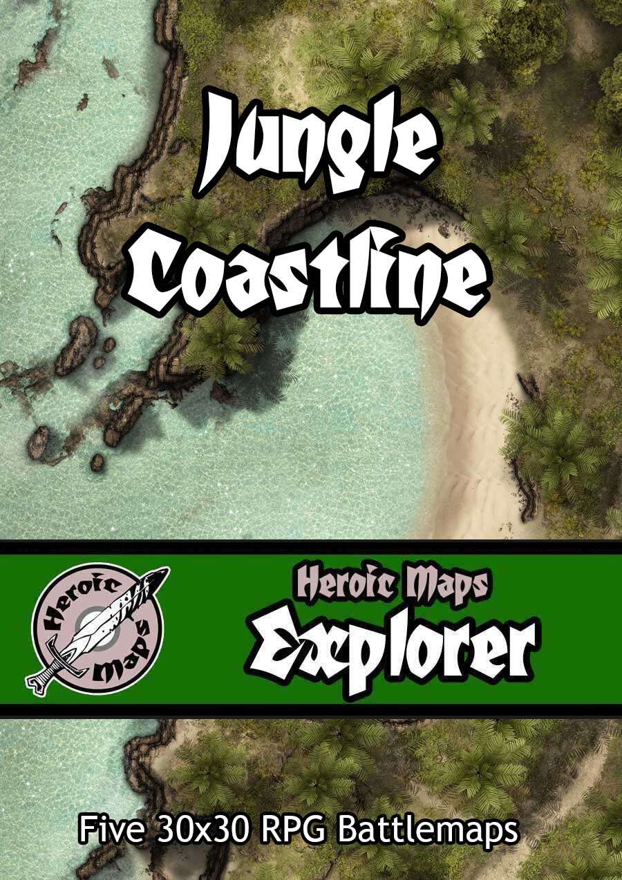 Heroic Maps - Explorer: Jungle Coastline - Heroic Maps | Buildings ...