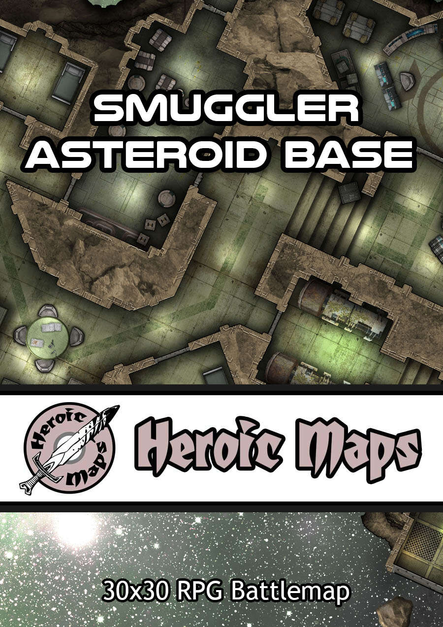 Heroic Maps - Smuggler Asteroid Base - Heroic Maps | Buildings | Sci-Fi ...
