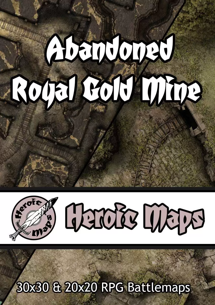 Heroic Maps - Abandoned Royal Gold Mine - Heroic Maps | Caverns ...