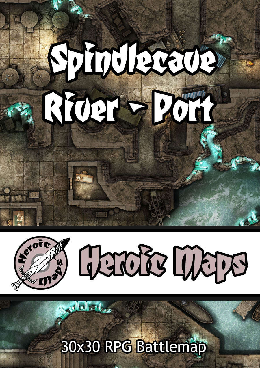 Heroic Maps - Spindlecave River: Port - Heroic Maps | Buildings ...