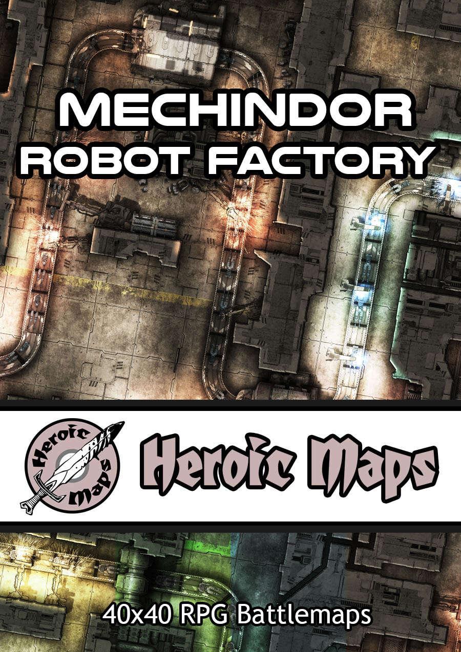Heroic Maps - MechIndor Robot Factory - Heroic Maps | Buildings ...