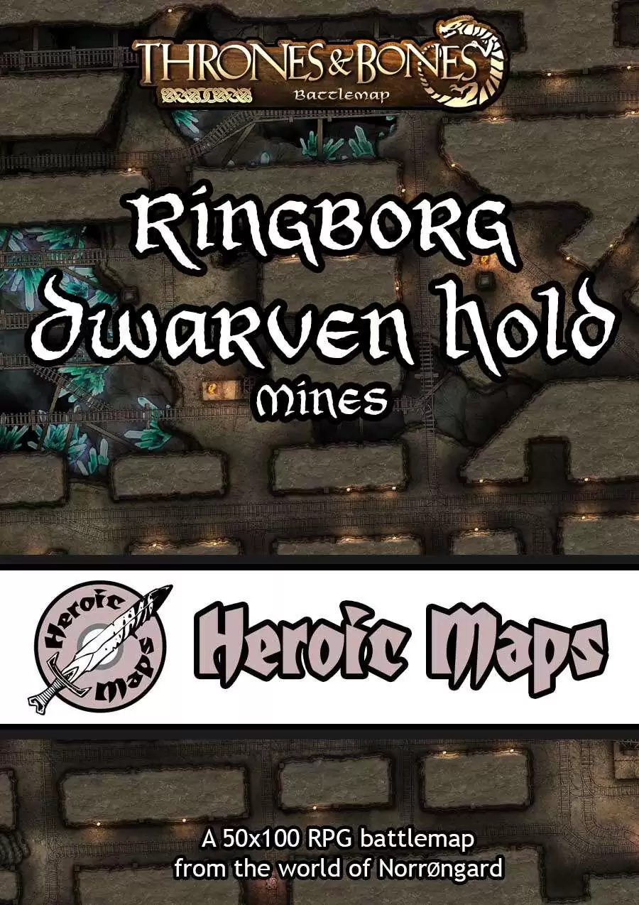 Heroic Maps - Norrøngard: Ringborg Dwarven Hold Mines - Heroic Maps ...