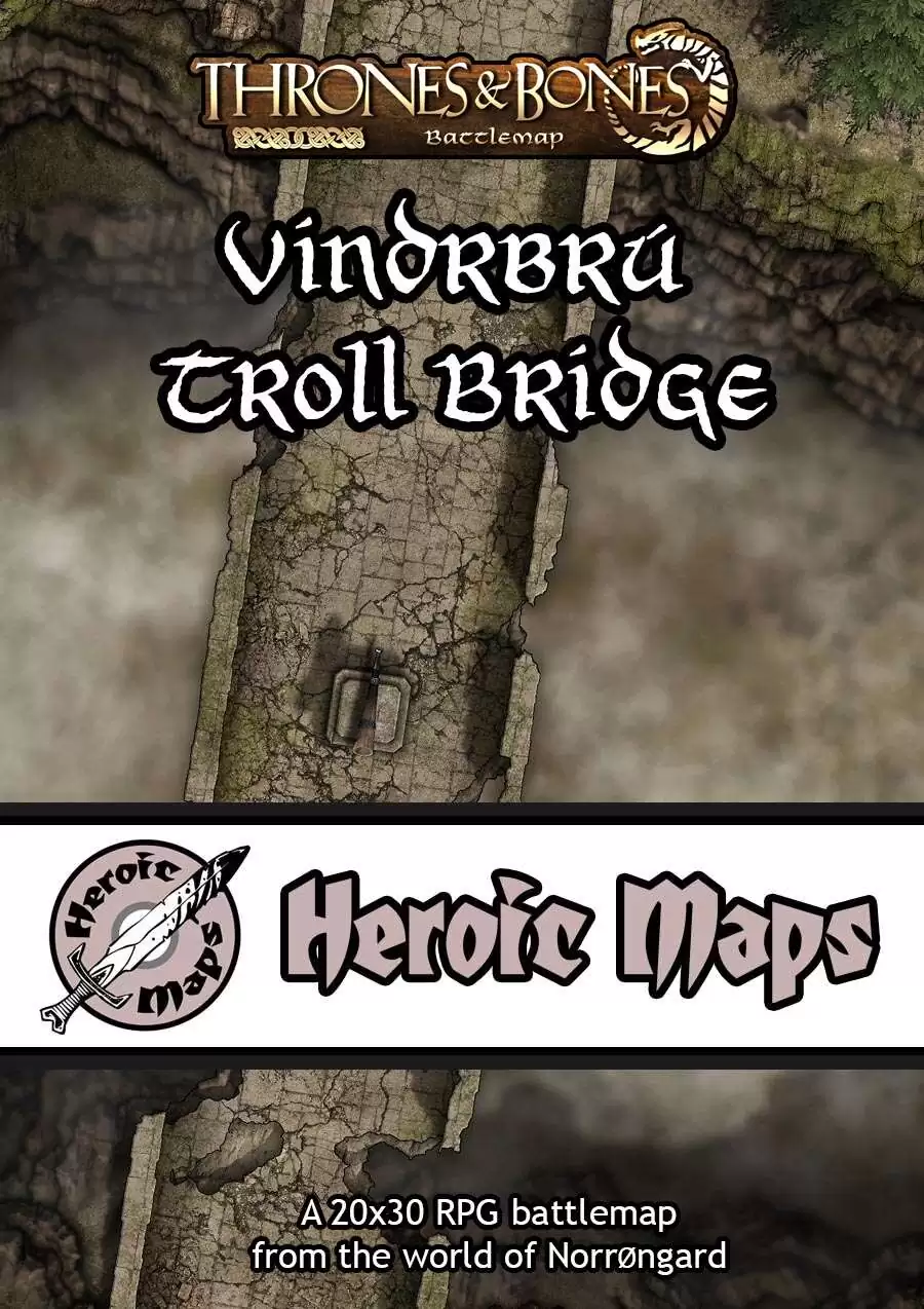 Heroic Maps - Norrøngard: Vindrbrú Troll Bridge - Heroic Maps | Ruins ...