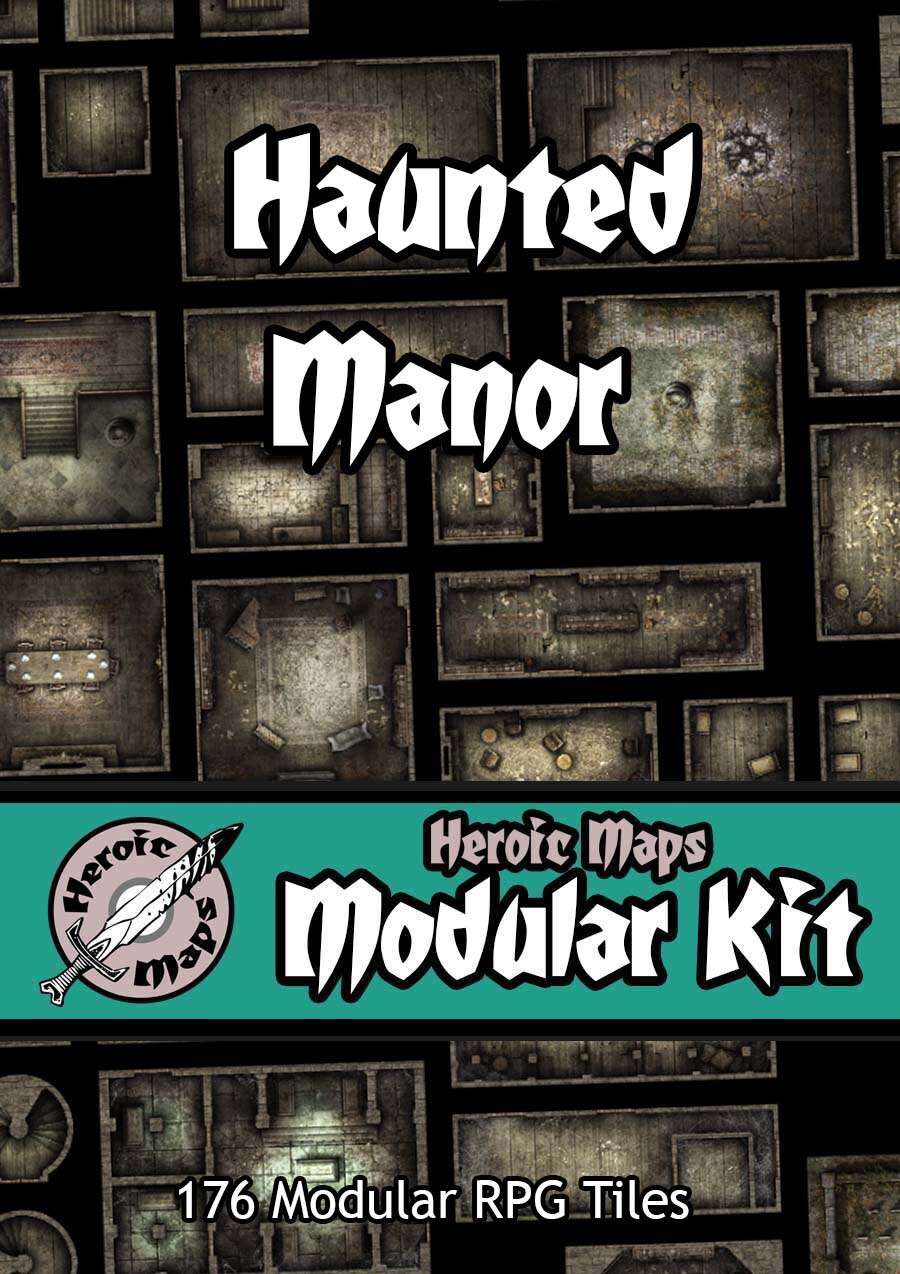 Heroic Maps - Modular Kit: Haunted Manor - Heroic Maps | Buildings ...