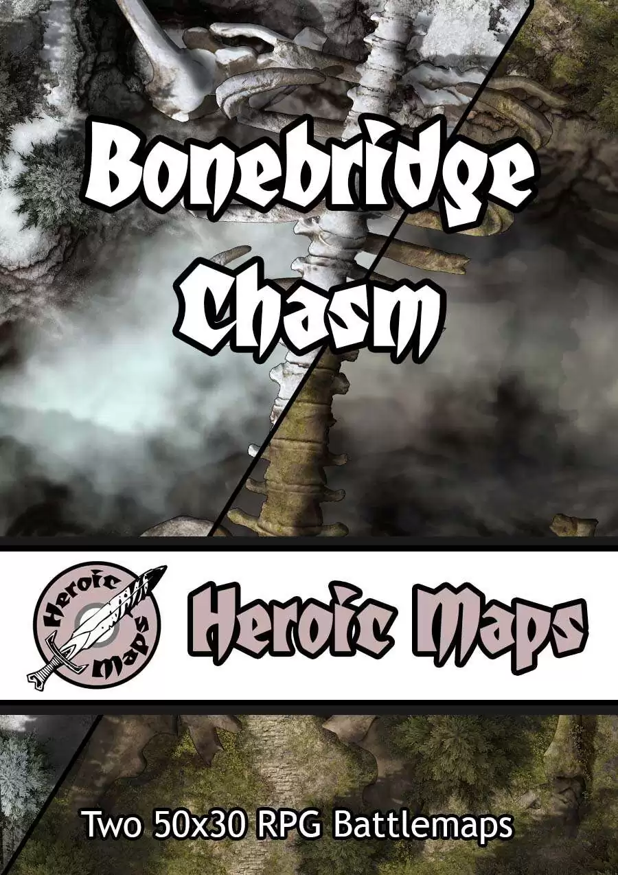 Heroic Maps - Bonebridge Chasm - Heroic Maps | Wilderness | Rivers ...