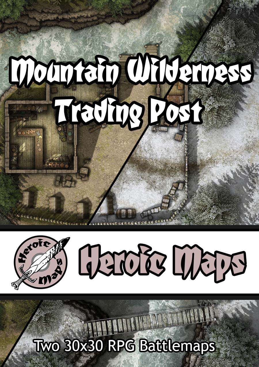 Heroic Maps - Mountain Wilderness Trading Post - Heroic Maps ...