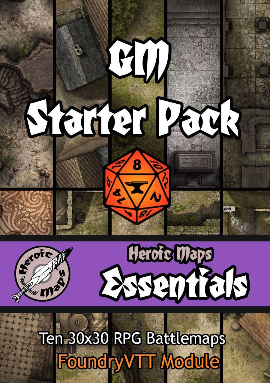 Heroic Maps - Essentials: GM Starter Pack Foundry VTT Module - Heroic ...