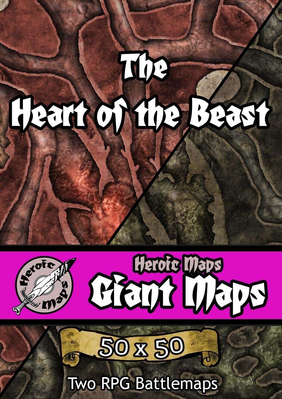 Heroic Maps - Giant Maps: The Heart of the Beast - Heroic Maps ...