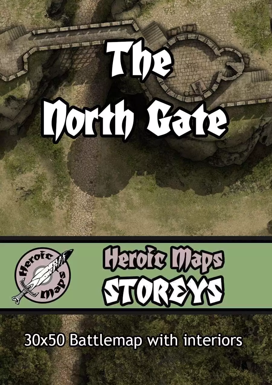 Heroic Maps - Storeys: The North Gate - Heroic Maps | Buildings ...