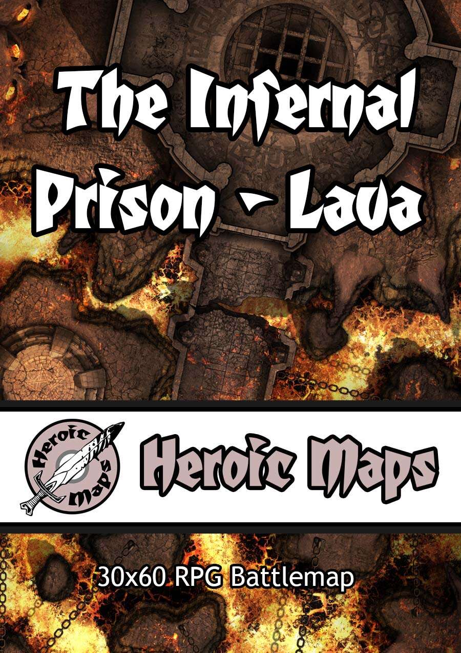 Heroic Maps - The Infernal Prison - Lava - Heroic Maps | Buildings ...