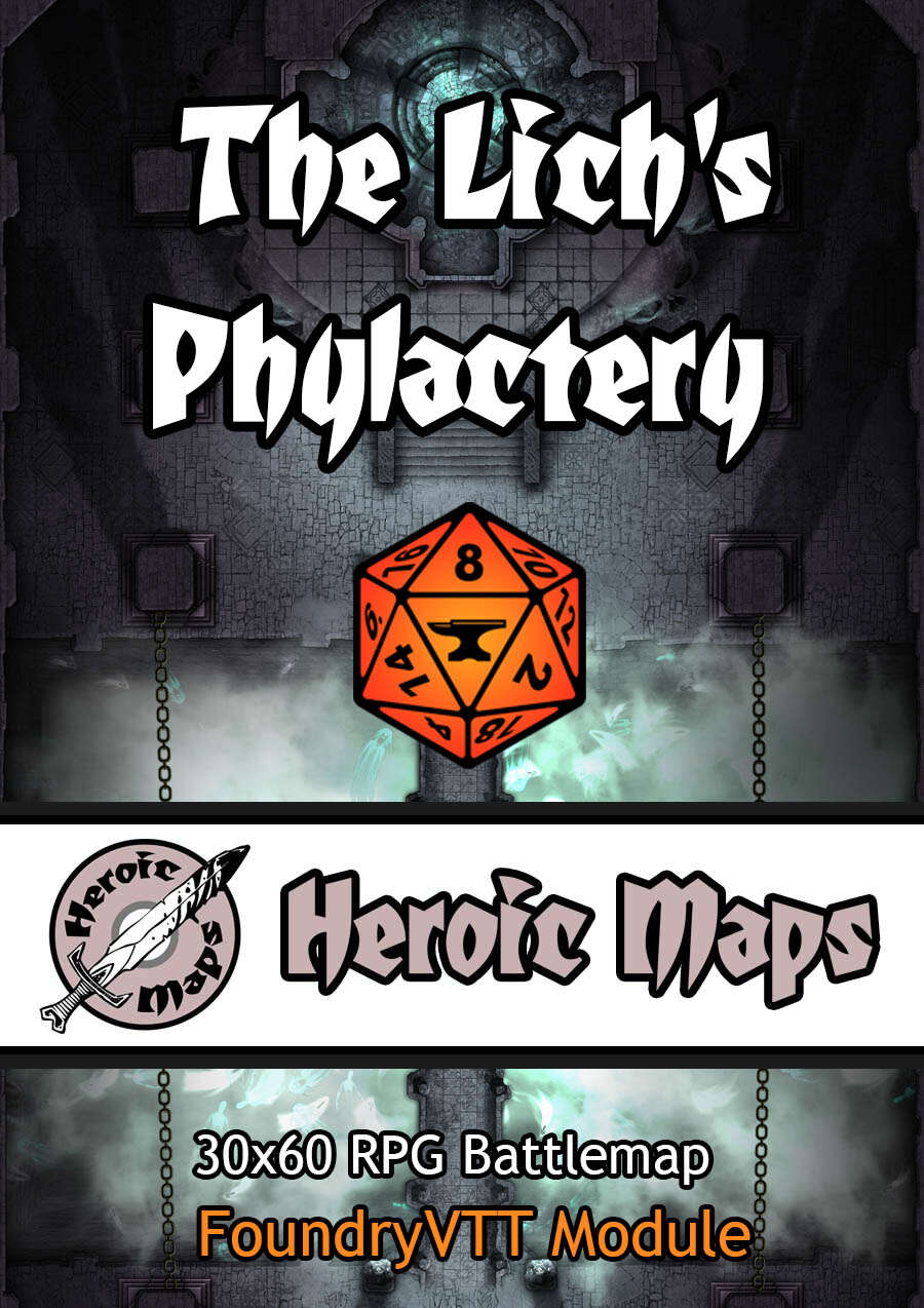 Heroic Maps - The Lich's Phylactery Foundry VTT Module - Heroic Maps ...