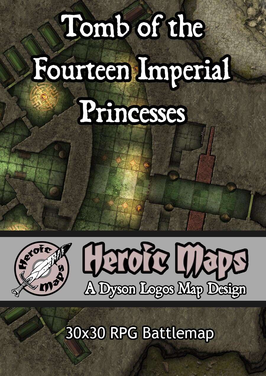Heroic Maps - Tomb of the Fourteen Imperial Princesses - Heroic Maps ...
