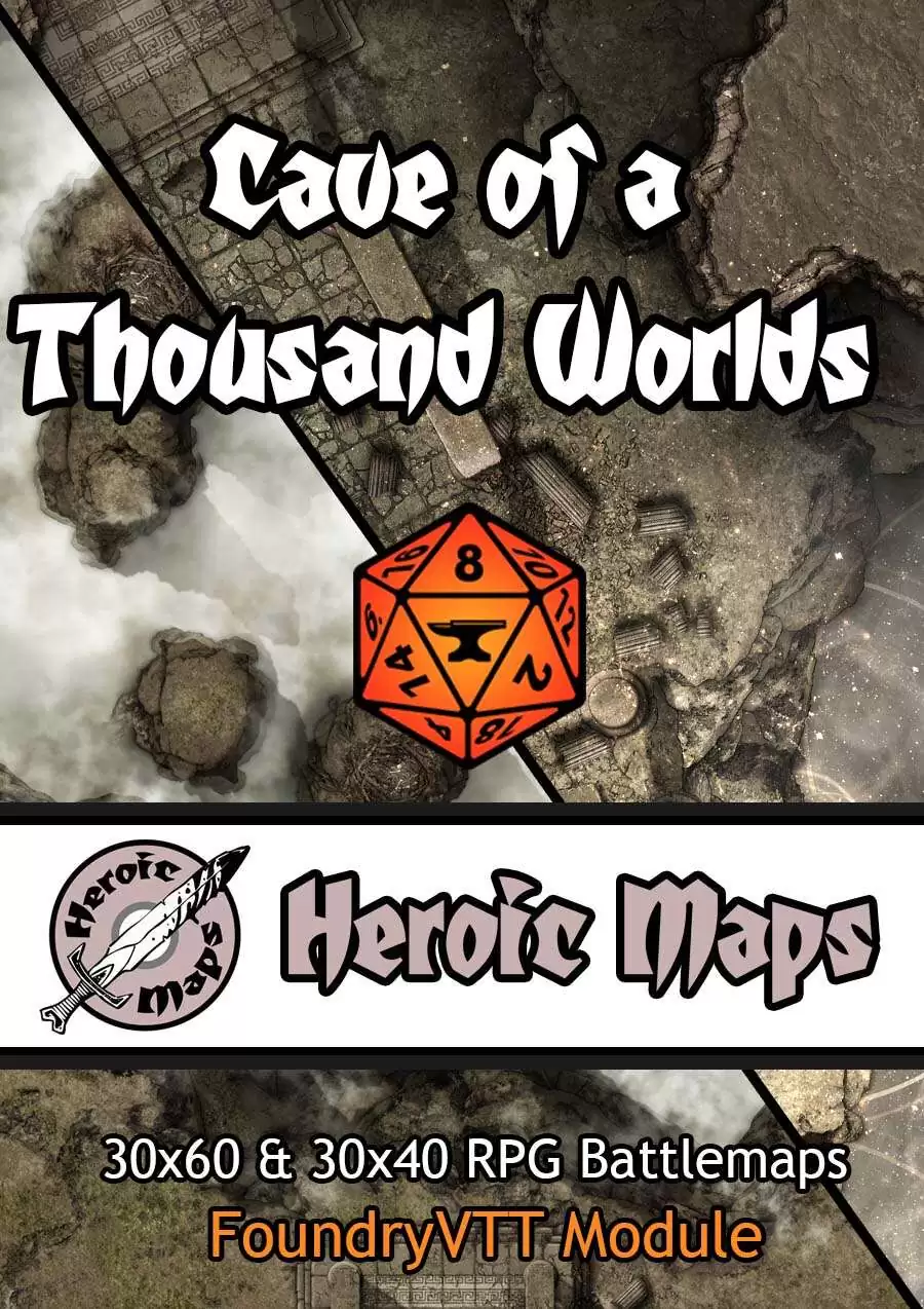 Heroic Maps - Cave of a Thousand Worlds Foundry VTT Module - Heroic ...