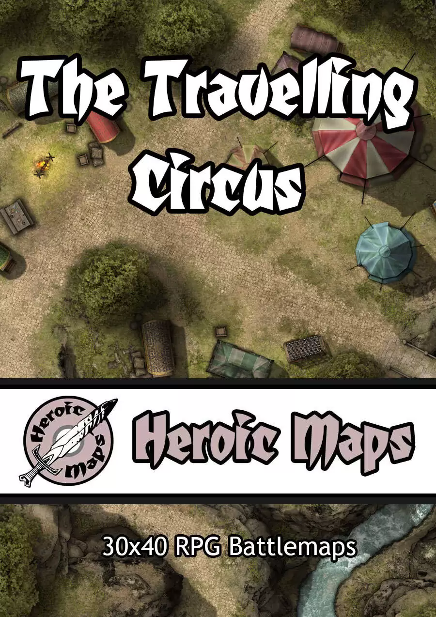 Heroic Maps - The Travelling Circus - Heroic Maps | Buildings ...