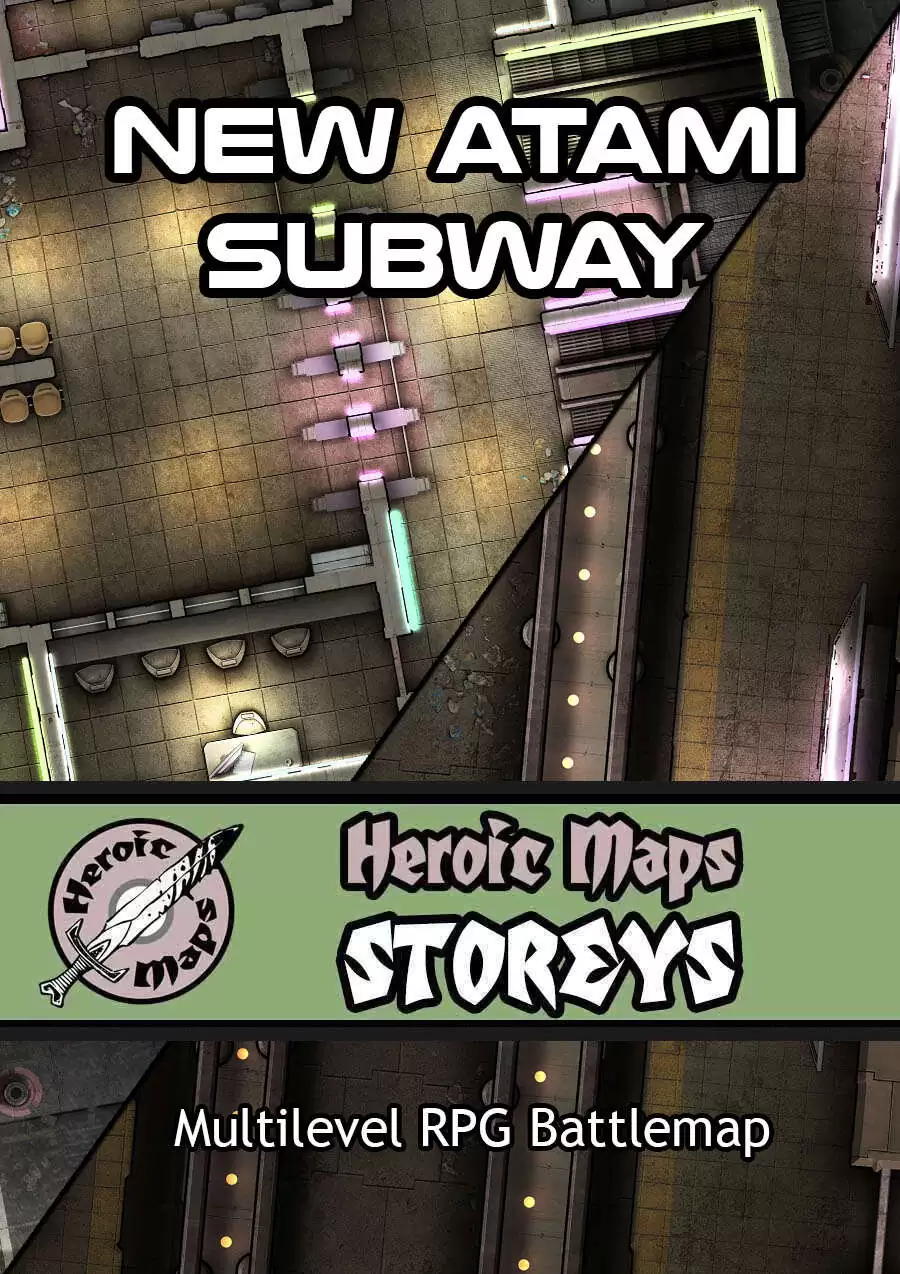 Heroic Maps - Storeys: New Atami Subway - Heroic Maps | Caverns ...