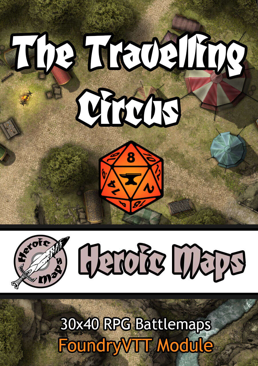 Heroic Maps - The Travelling Circus Foundry VTT Module - Heroic Maps ...