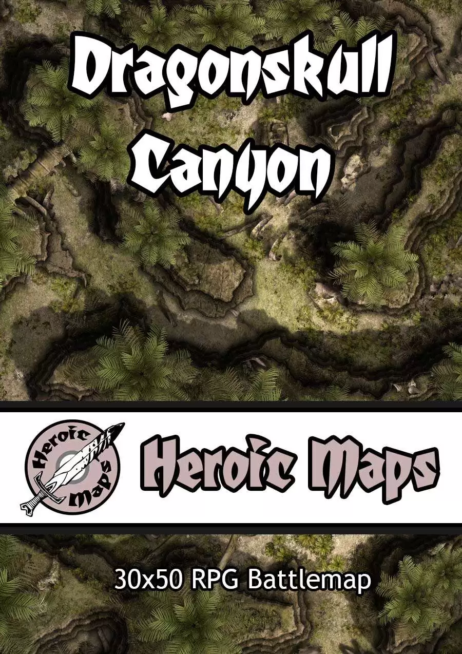 Heroic Maps - Dragonskull Canyon - Heroic Maps | Wilderness | Rivers ...