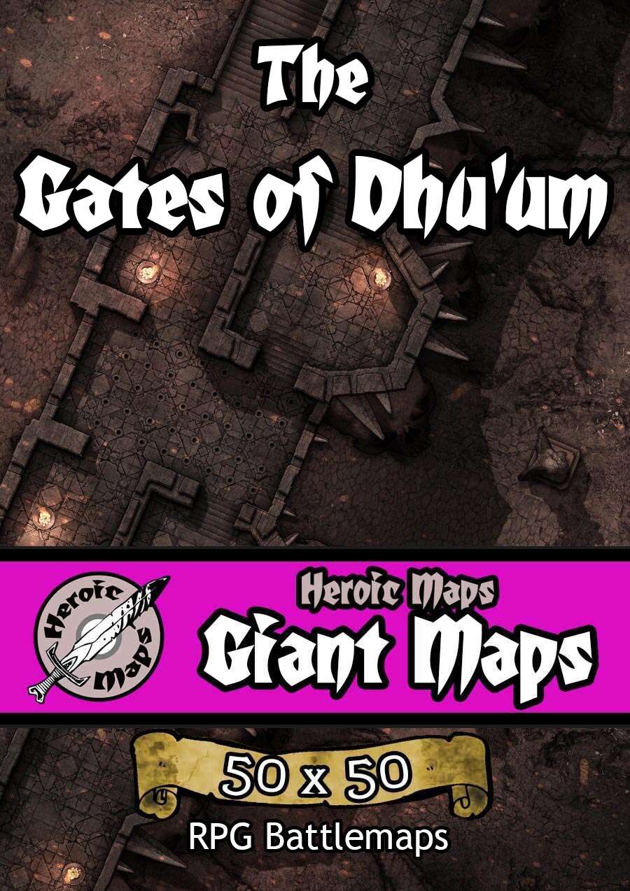 Heroic Maps - Giant Maps: The Gates of Dhu'um - Heroic Maps | Cities ...